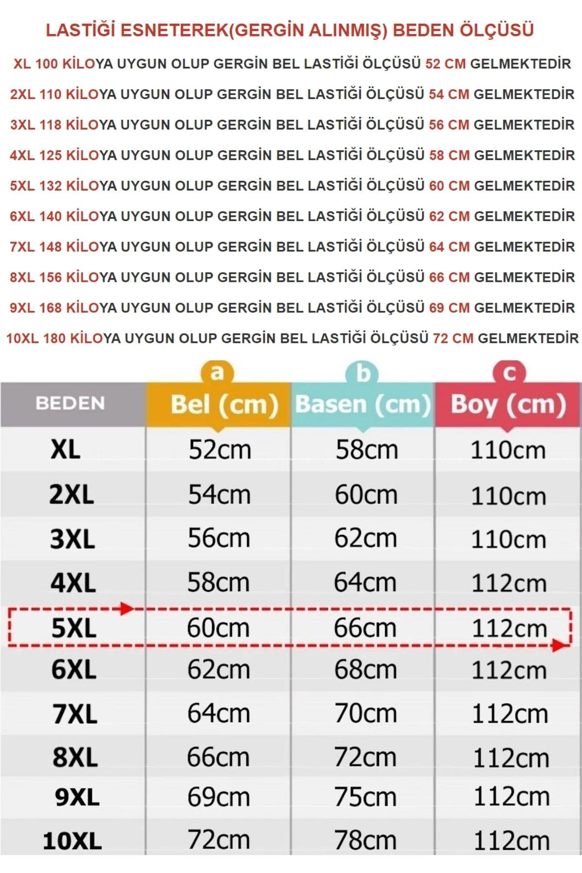 Erkek Büyük Beden Battal Boy 100 Kilo-180 Kilo Arası İçin Uygun ...